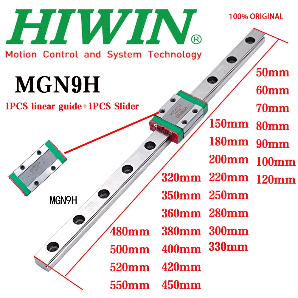 DHgate.com:NEW HIWIN Original MGN9H MGN9 Linear Rail Guide Slider Block ...