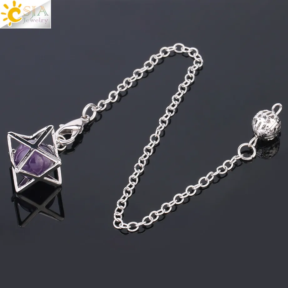 wicca pendulum necklace