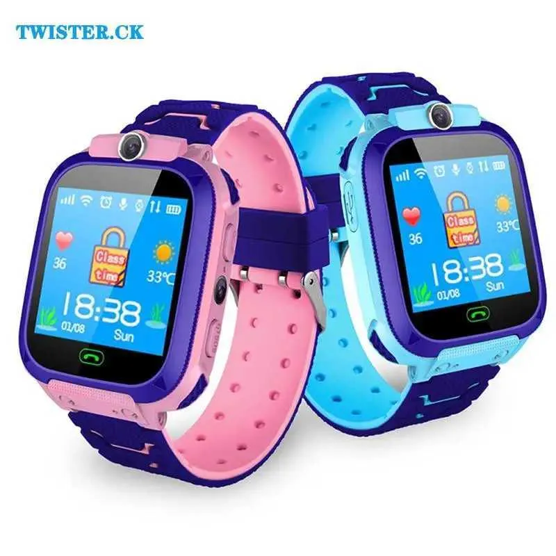 Kids Touchscreen Smartwatch with GPS Tracking, Photo Clock, and Remote ...
