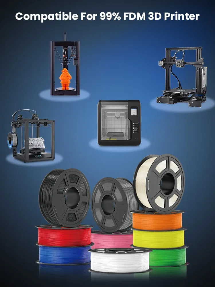 Premium 3D Printer Filament PLA - 1.75mm, 1KG Spool - High Precision ...