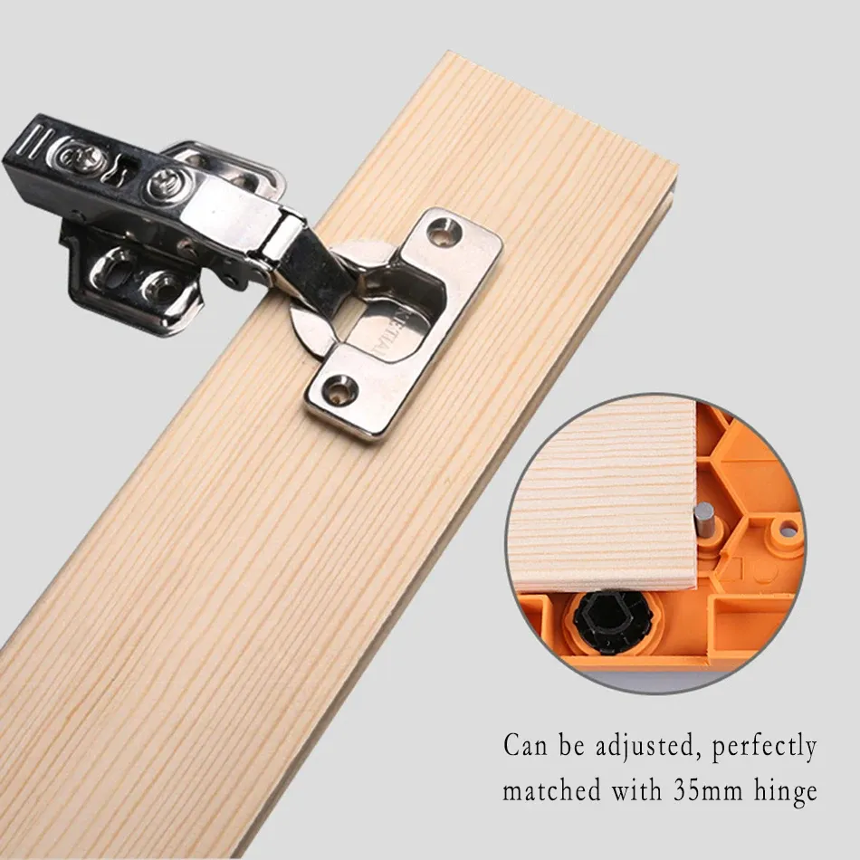 JIGHOLE 35mm Concealed Hinge Jig Kit for Face Frame Cabinet Door Hinge ...