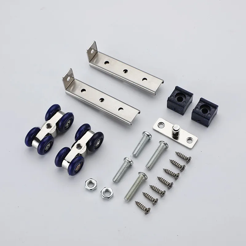 Sliding Door Roller Hardware Slide Doors Pulley 4 Wheels Home Room Wood ...