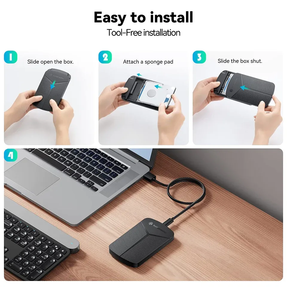 DHgate.com:Yottamaster 2.5" External SATA SSD Case USB 3.0 HDD ...