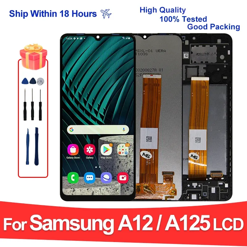 5 CHOICE Samsung Galaxy A12 LCD SM-A125F Display Touch Screen Digitizer ...