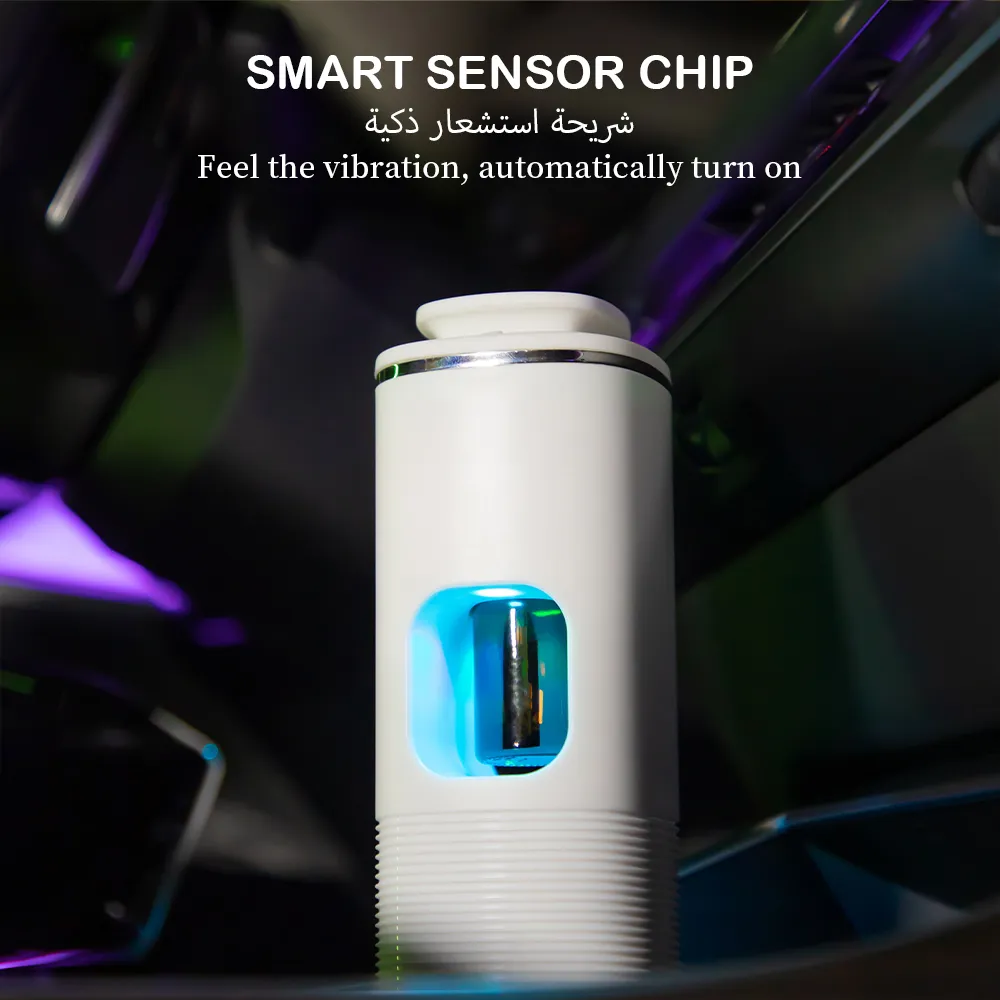 DHgate.com:2024Aromatic Car Diffuser with 7-Color LED, 10ml USB Air ...