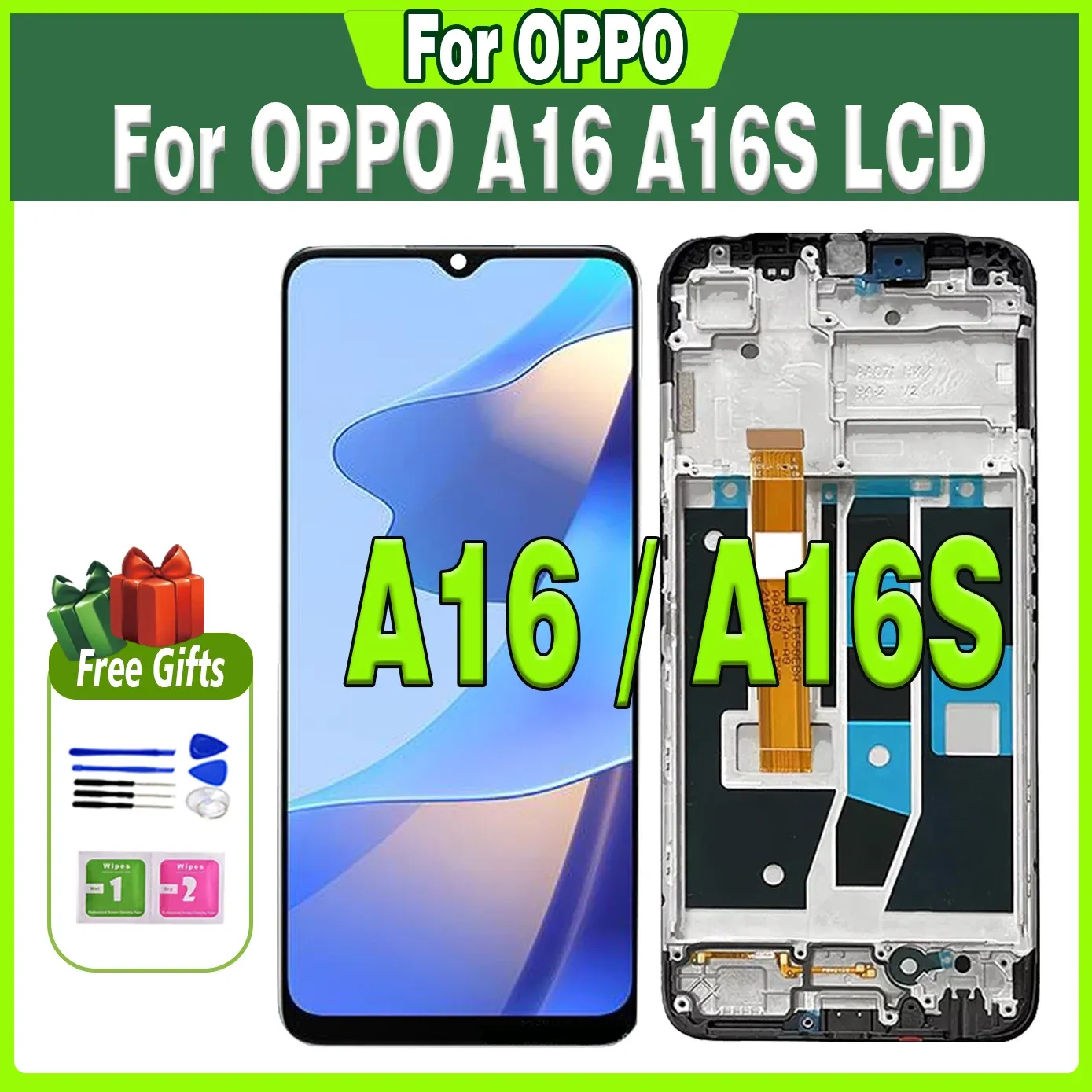 DHgate.com:Upgraded 6.52'' LCD Screen Replacement for Oppo A16/A16s CPH2269/CPH2271 with Touch ...