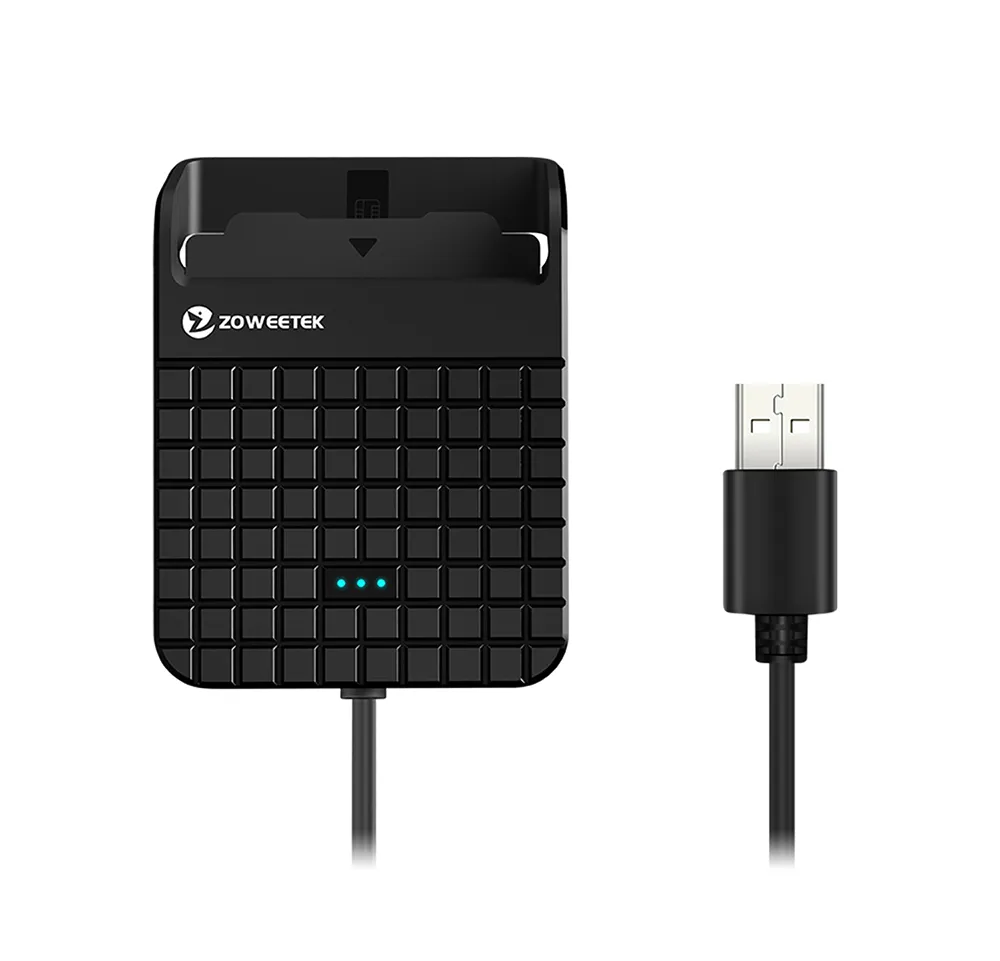 Portable USB-C IC Card Reader for EMV Chip Cards, Smart Card Reader ...
