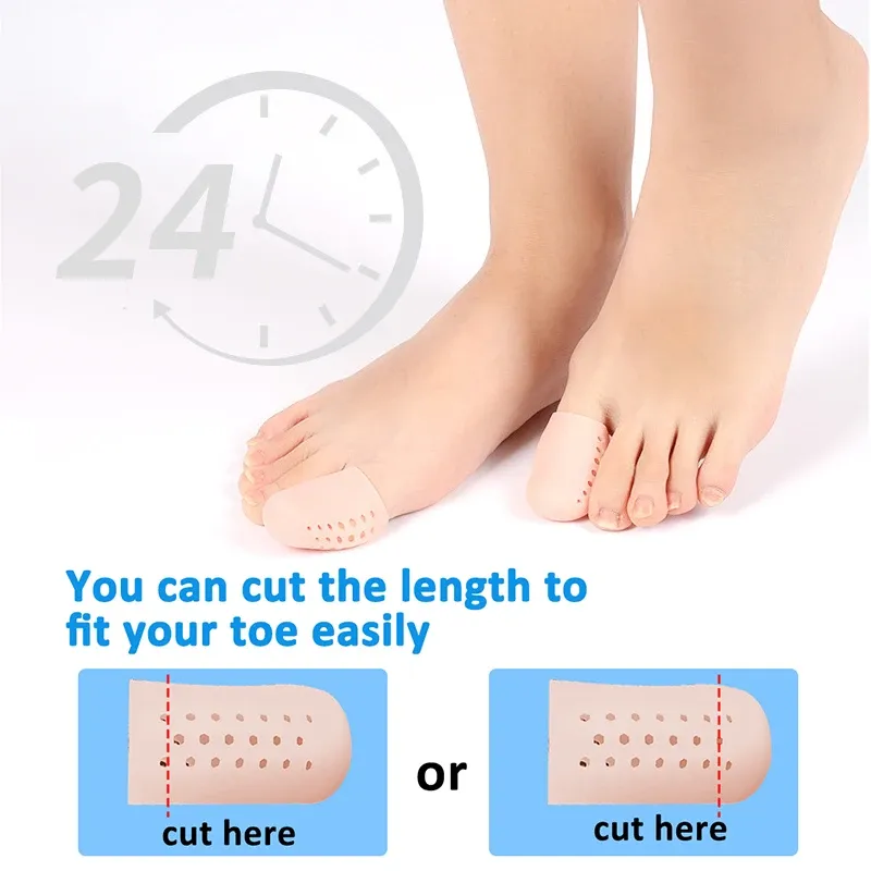 DHgate.com:2/4Pcs Gel Big Toe Caps - Toe Protector Covers for Rubbing ...
