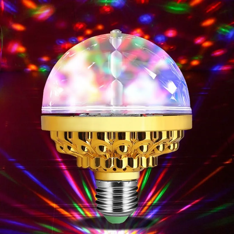 E27 LED Color-Changing Rotating Bulb | Romantic Ambiance for Bedroom ...