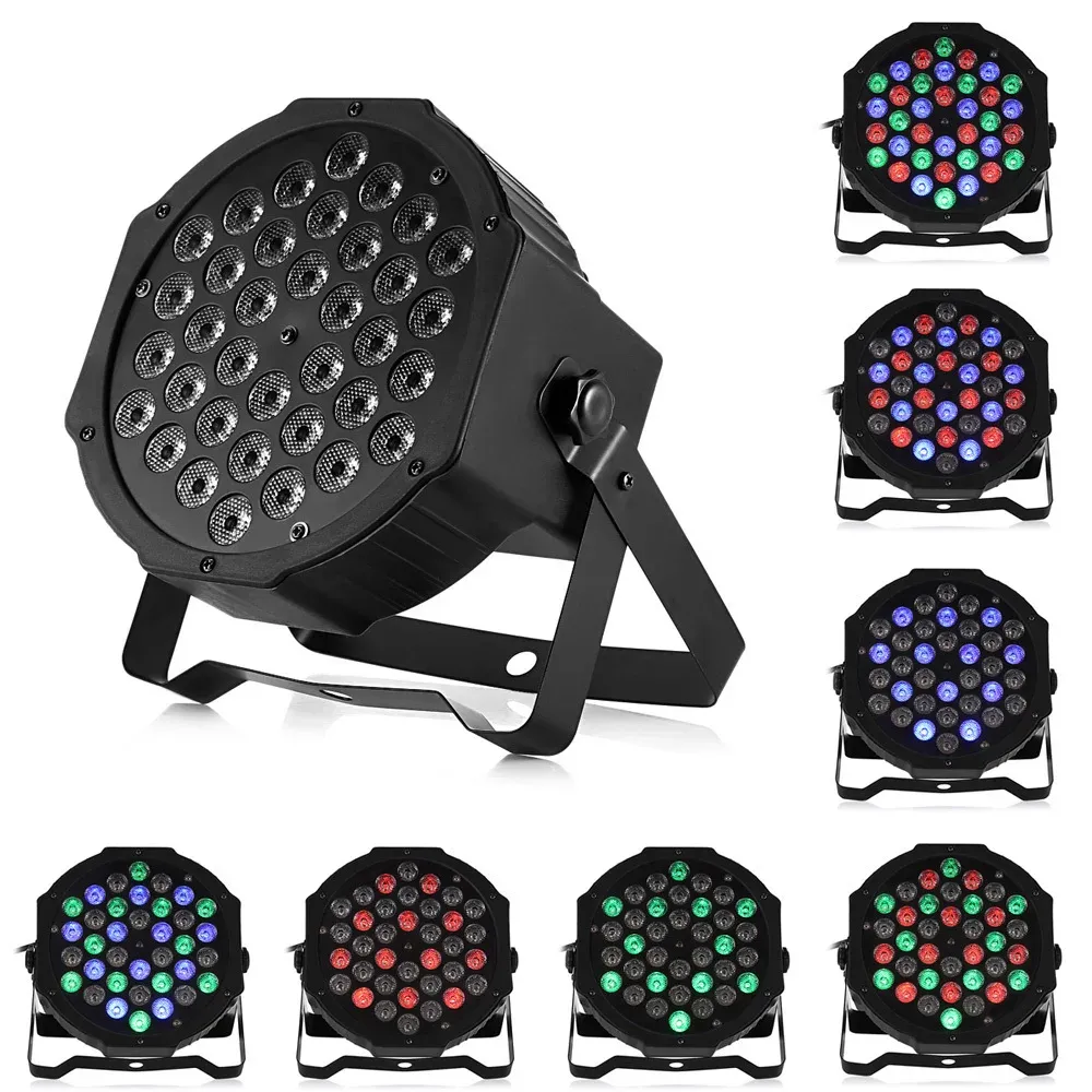 DHgate.com:36W Voice Activated LED Par Light Projector, RGB Disco Club Stage Light Effect for ...