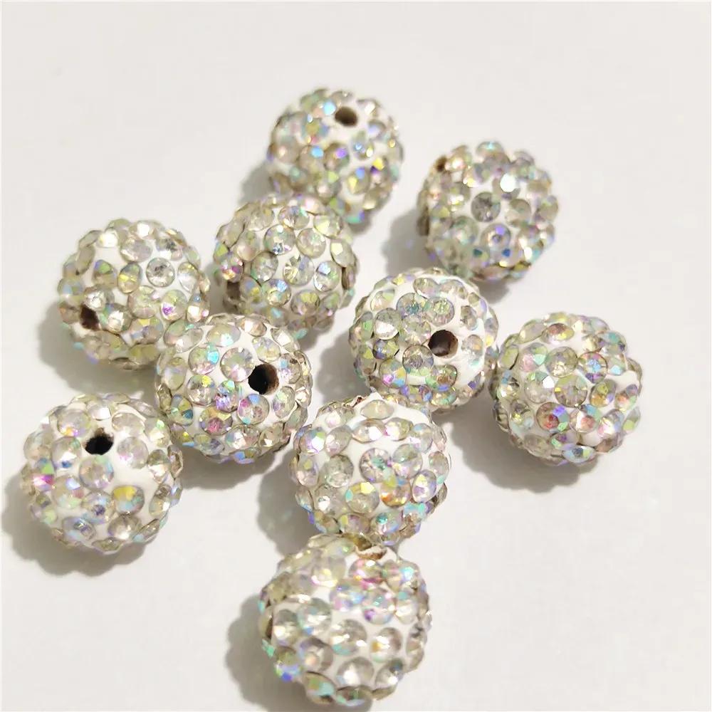 DHgate.com:12mm Rhinestone Spacer Beads, 100Pcs Premium Round Crystal ...