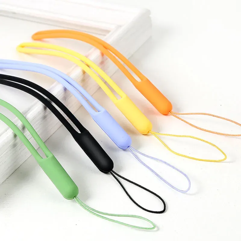 Short Silicone Phone Wrist Lanyard Holder Straps for Cell Phone ...