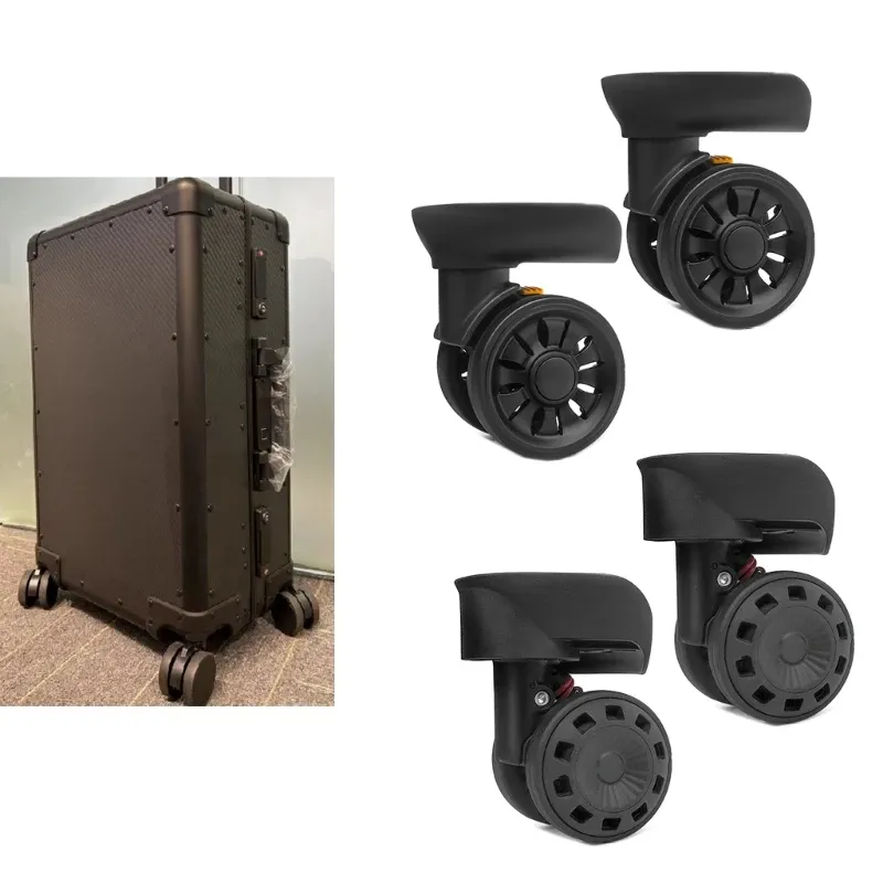 Travel Suitcase Wheels Replacement 2 Pack Heavy Duty 60° Swivel Roller ...