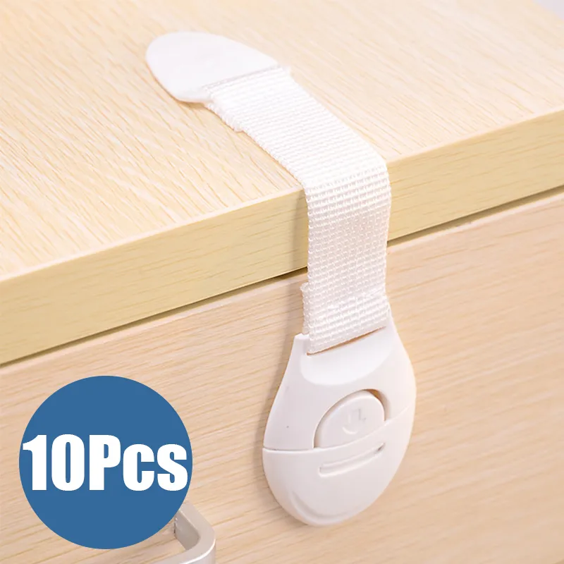 DHgate.com:10x Plastic Safety Locks - Childproof Cabinet Drawer Door ...