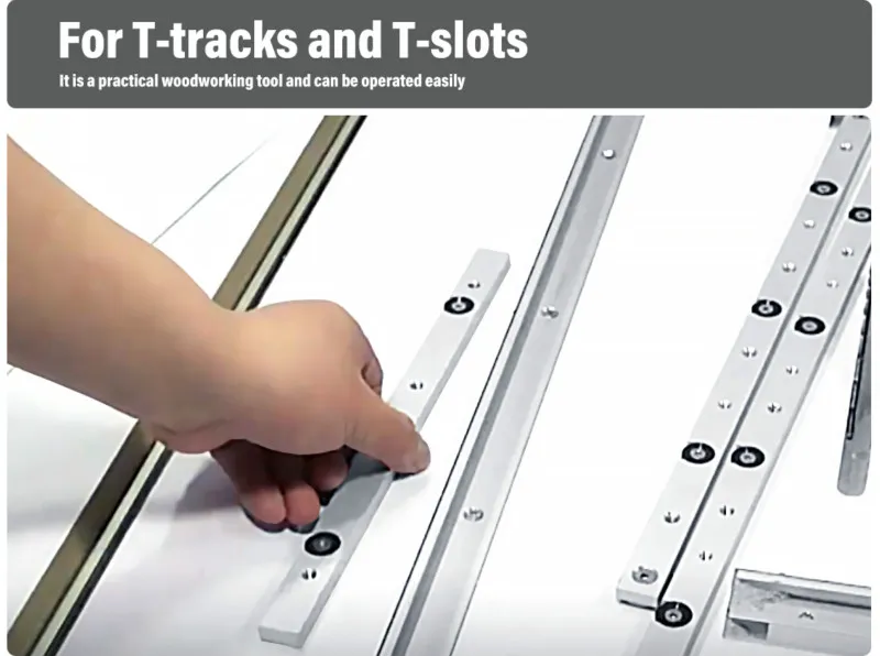 300 / 450 / 650mm Miter Bar Aluminum Slider Table Saw Gauge Rod ...