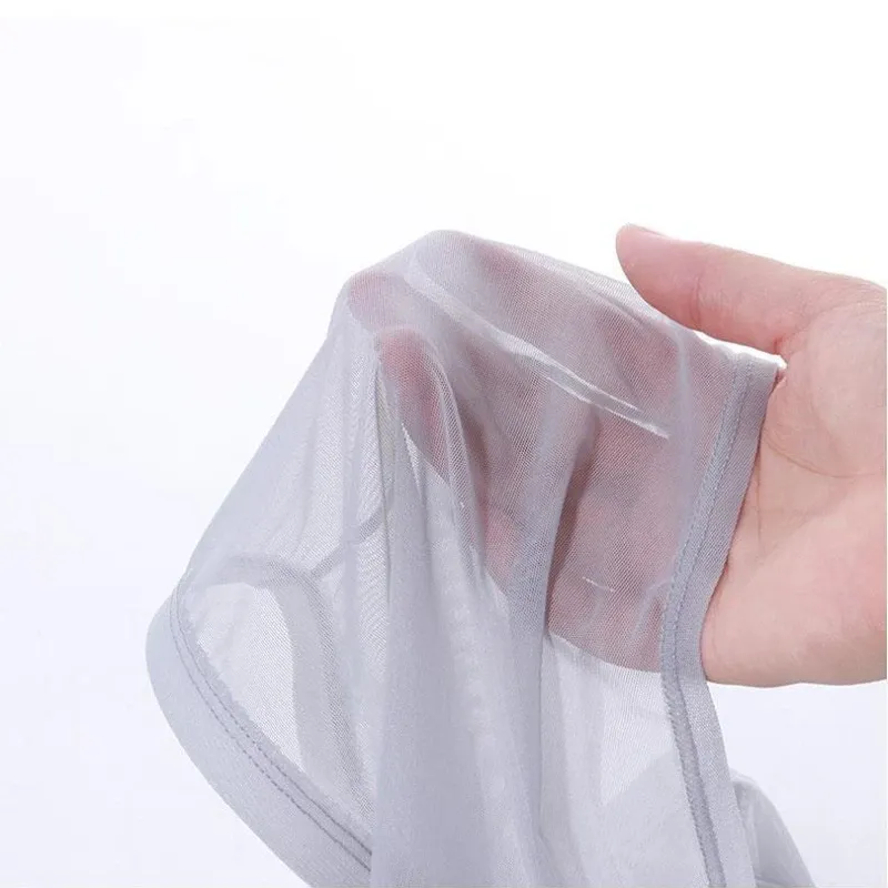 Mesh Boxer Briefs With U Convex Pouch Sexy Men's Underwear Anti Chafing ...