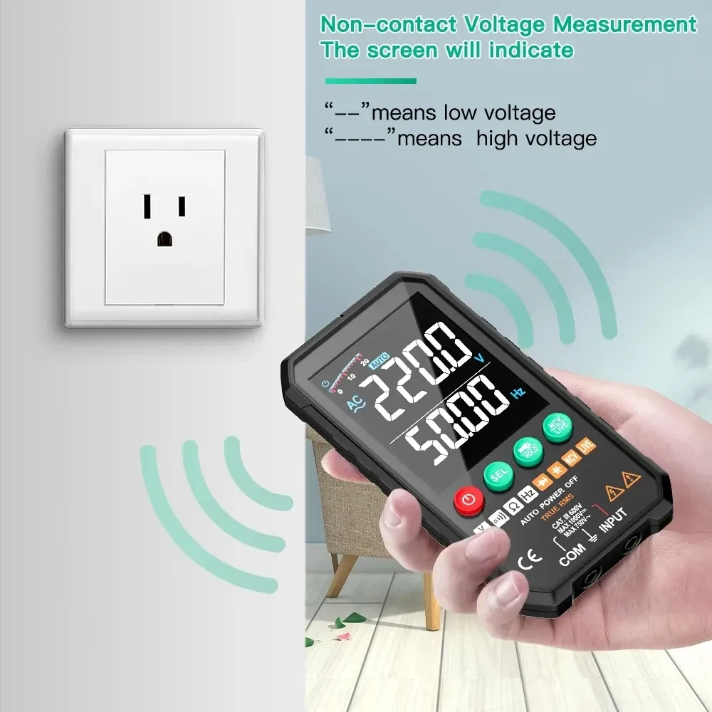 Precision Digital Multimeter: 6000 Counts AC DC Ohm True RMS NCV ...