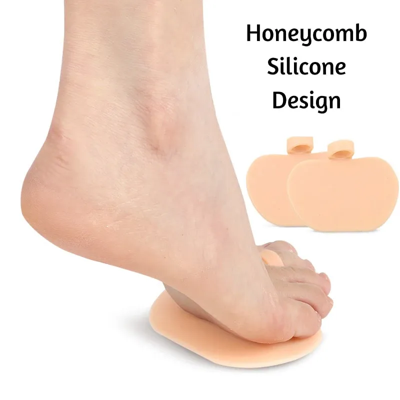 Pexmen Soft Gel Forefoot Pad Ball of Foot Cushions Metatarsal Pads ...