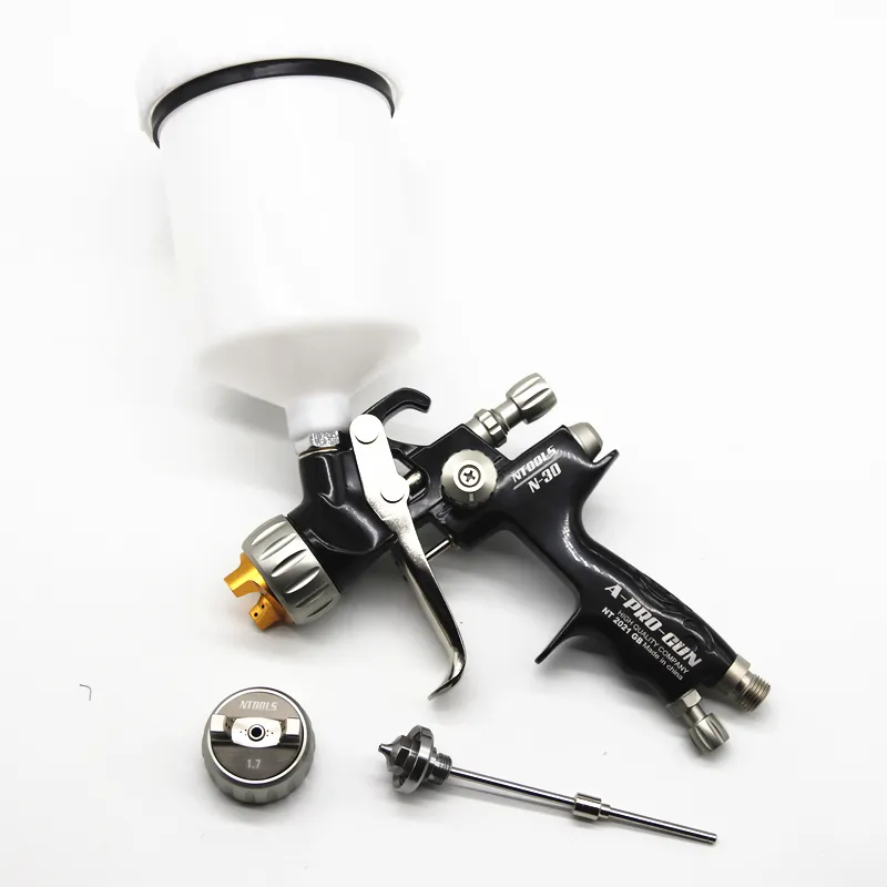 DHgate.com:Professional Spray Gun Kit: 1.3/1.7mm Paint Spray Gun with ...