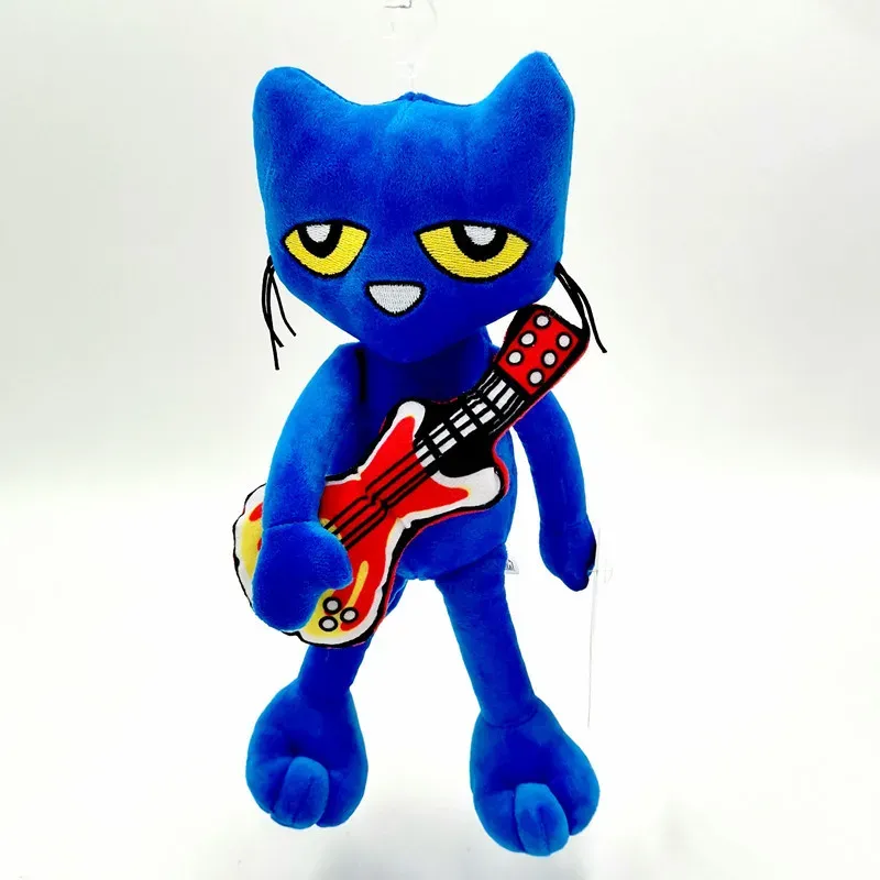 Pete The Cat Plush Toy: Pizza Party Blue Cat Stuffed Animal Super Soft ...