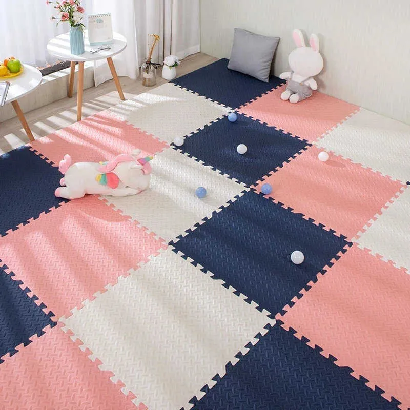 16-Piece Foam Baby Play Mat Puzzle: Safe & Soft Interlocking Exercise ...