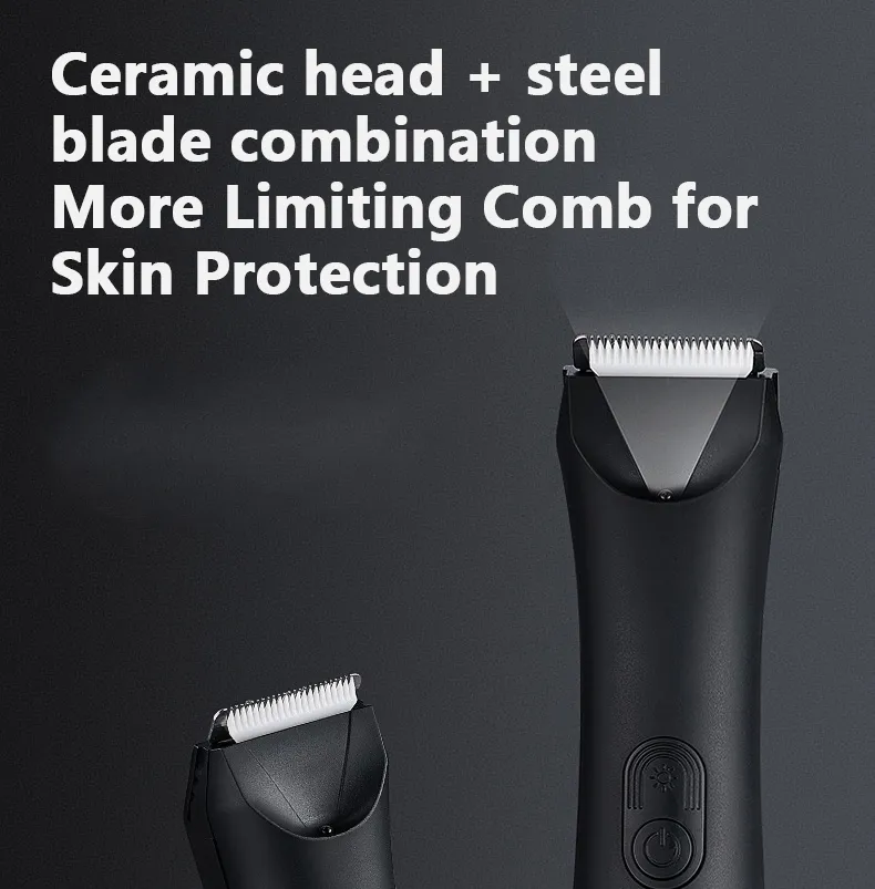 Personal Groomer For Men Cordless Body Hair Trimmer For Groin, Pubic ...