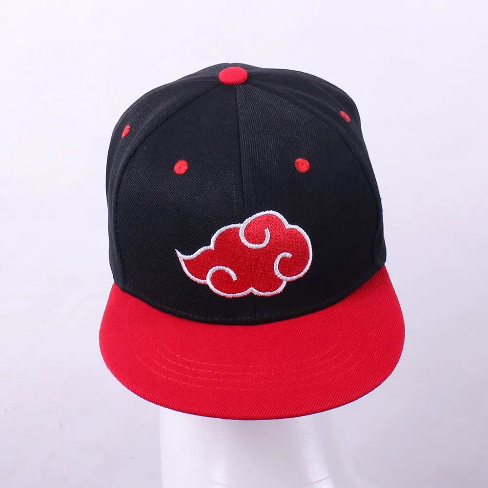 Naroto Anime Akatsuki Red Cloud Baseball Cap, Sun Protection Summer Hat ...