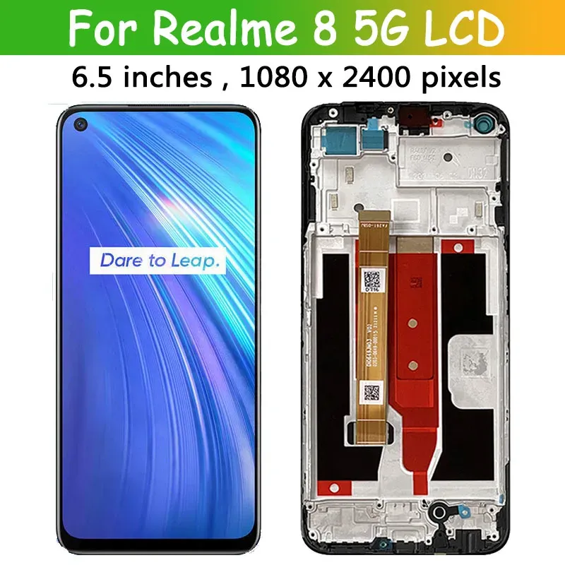 DHgate.com:5 Original Realme 8 5G LCD Screen Replacement, Touch Screen ...