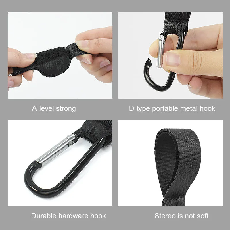 1/Baby Bag Stroller Hooks Clips Stroller Accessories Aluminum Alloy ...