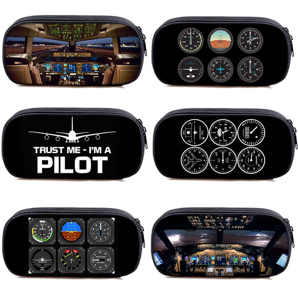 DHgate.com:"Cockpit Six Dials Flight Simulator Cosmetic Case: Durable ...