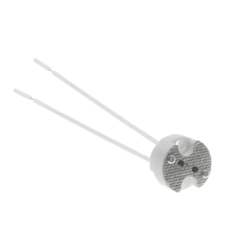 5-MR16 MR11 GU5.3 G4 Ceramic Lamp Holder Bulb Base with Wire Socket 12V ...