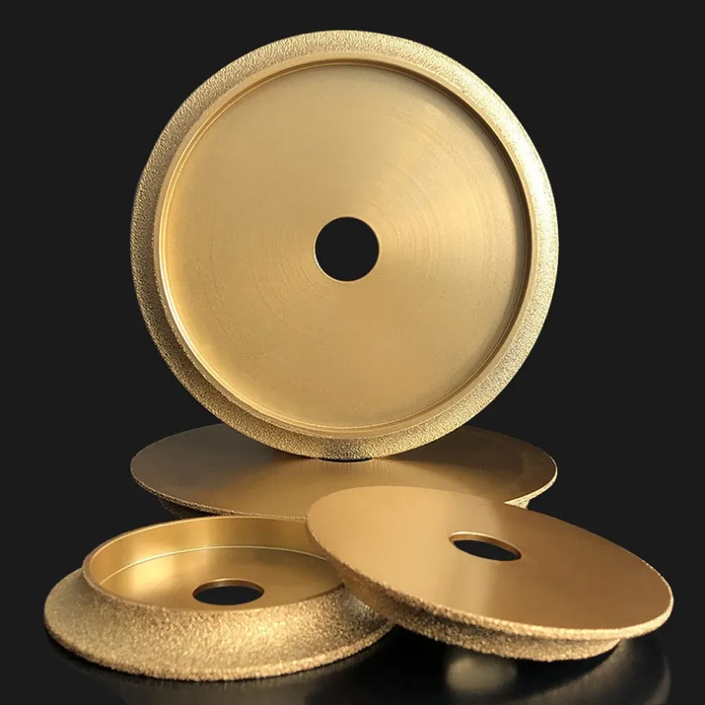 4 inch 100 mm Brazed Diamond Grinding Wheel Semicircular Edge for ...