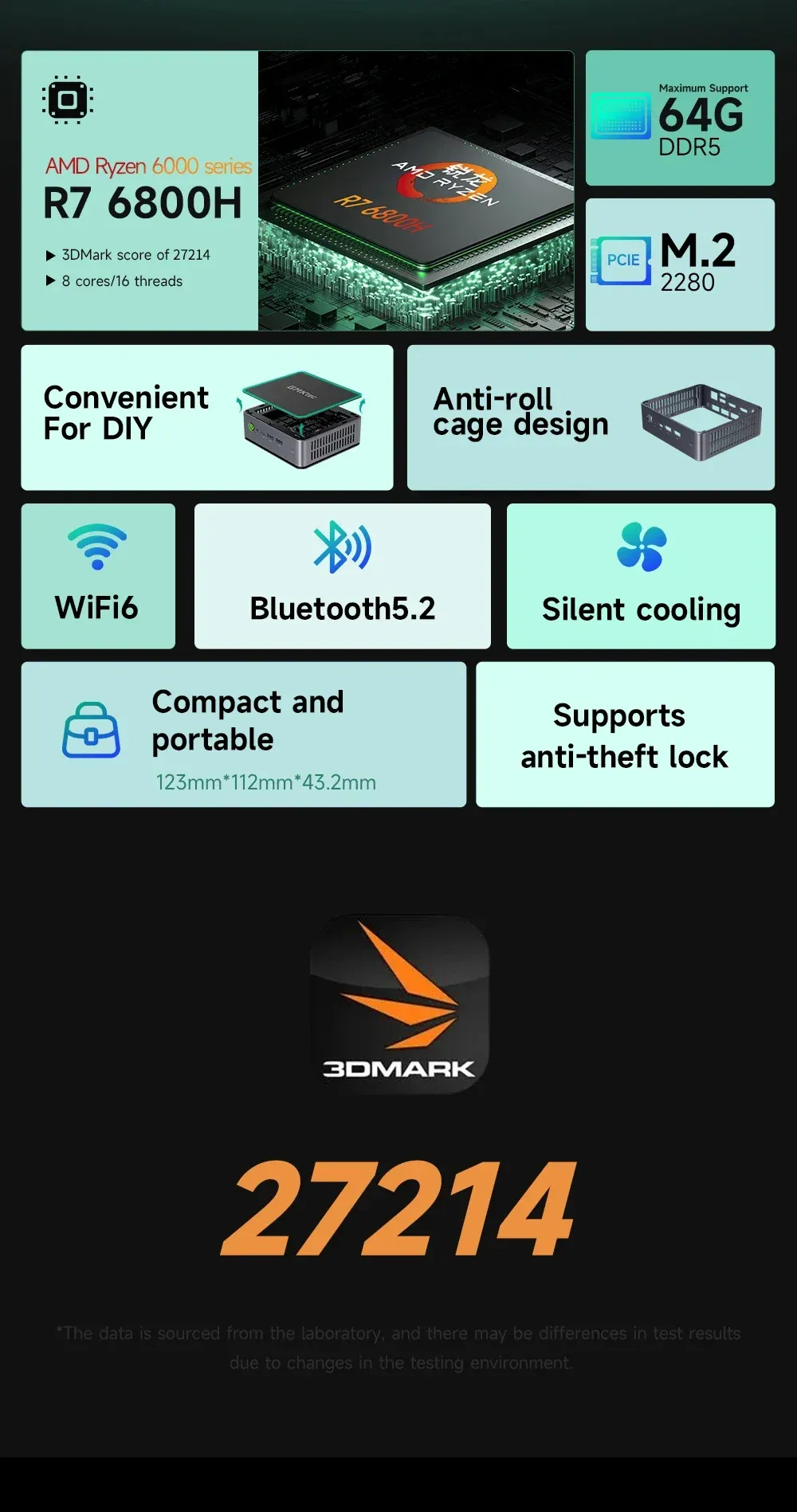 DHgate.com:GMKtec K1 Mini Gaming PC: Unleash Gaming Power with AMD R7 ...