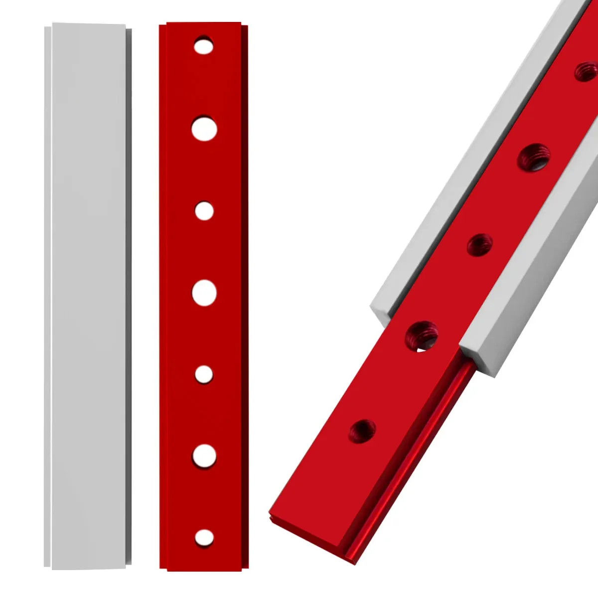 200MM T Slider Aluminum Miter Track Woodworking T Track Fixture With ...