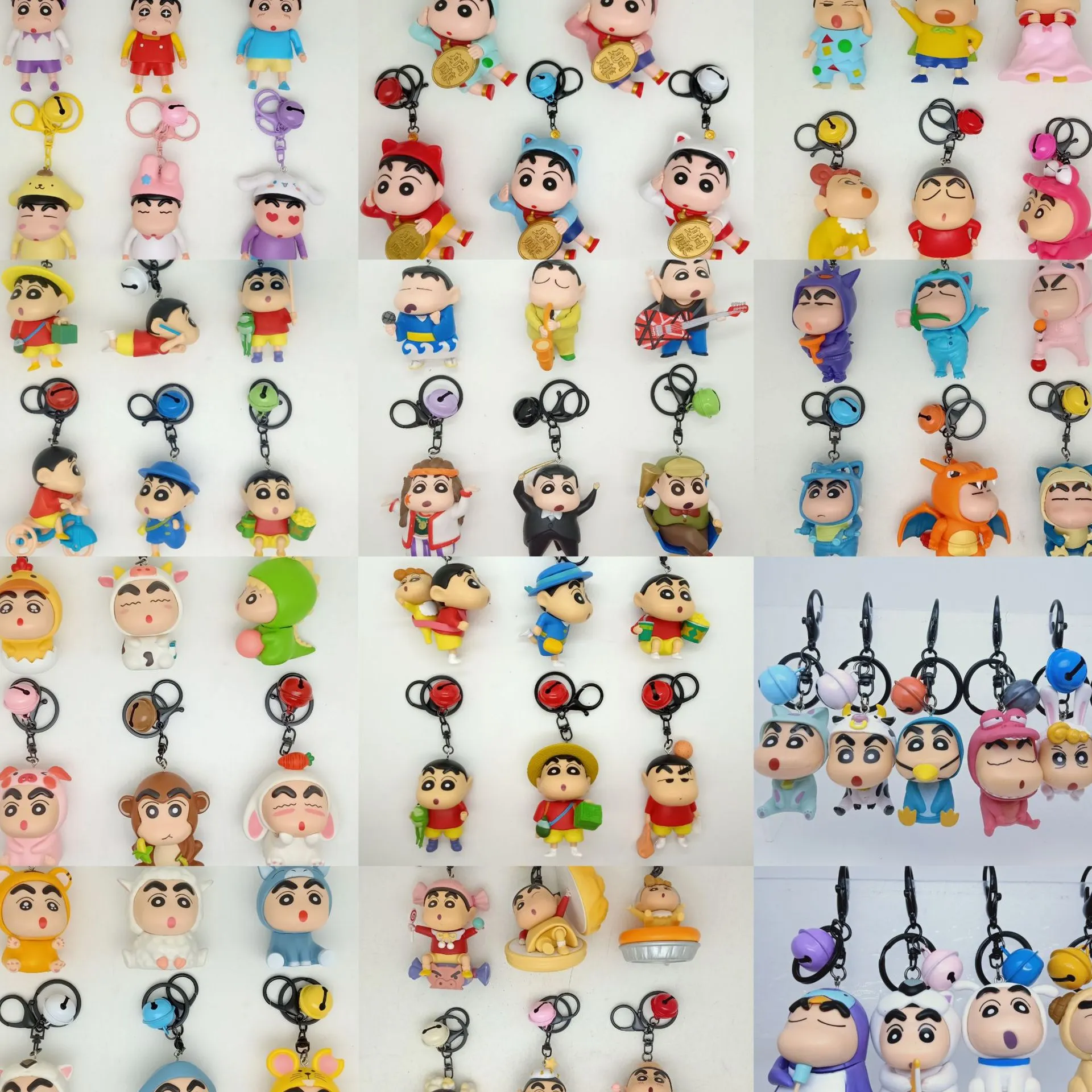 DHgate.com:Cartoon Mini Anime Figures Keychain, Blind Box Toys ...