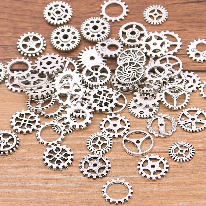 DHgate.com:Steampunk Cogs & Gears - 60Pcs Alloy Small Mechanical ...