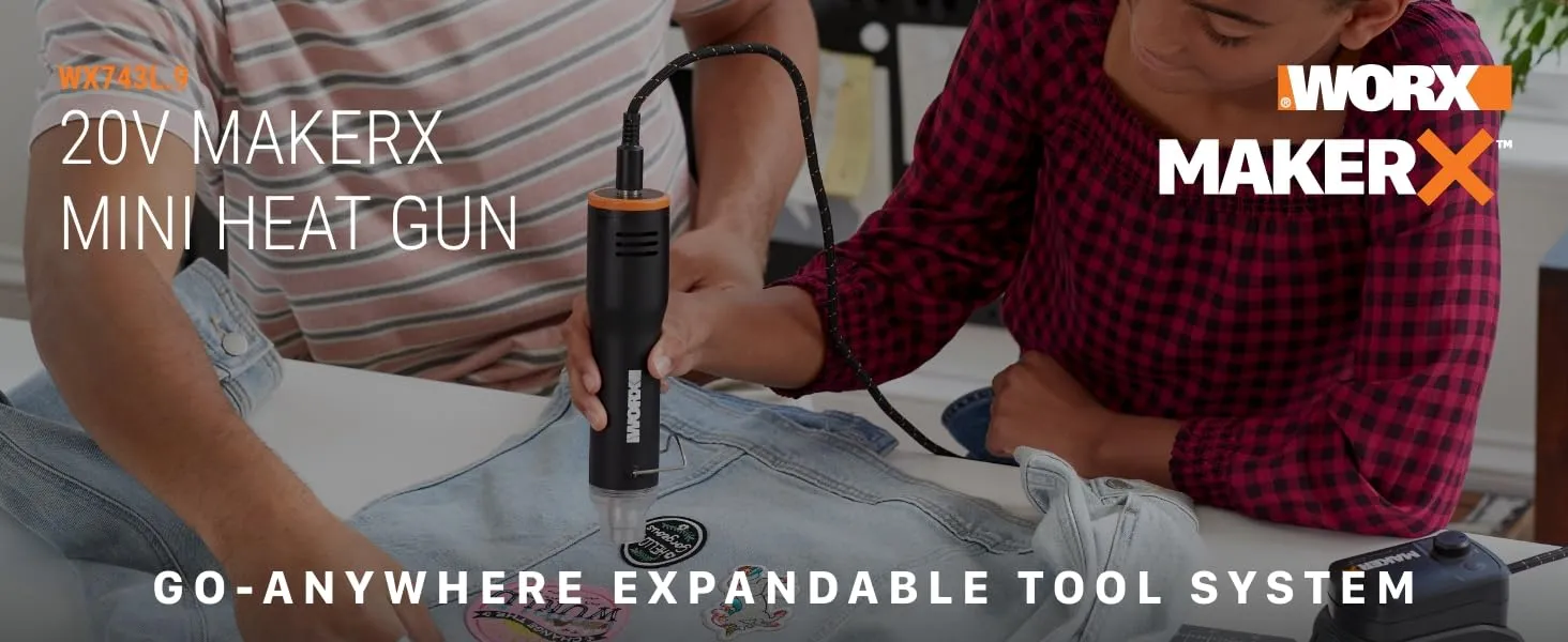 Worx MAKERX 2025 Mini Heater Guns 20V, WX743.9... From Ddmyfriend, $118 ...