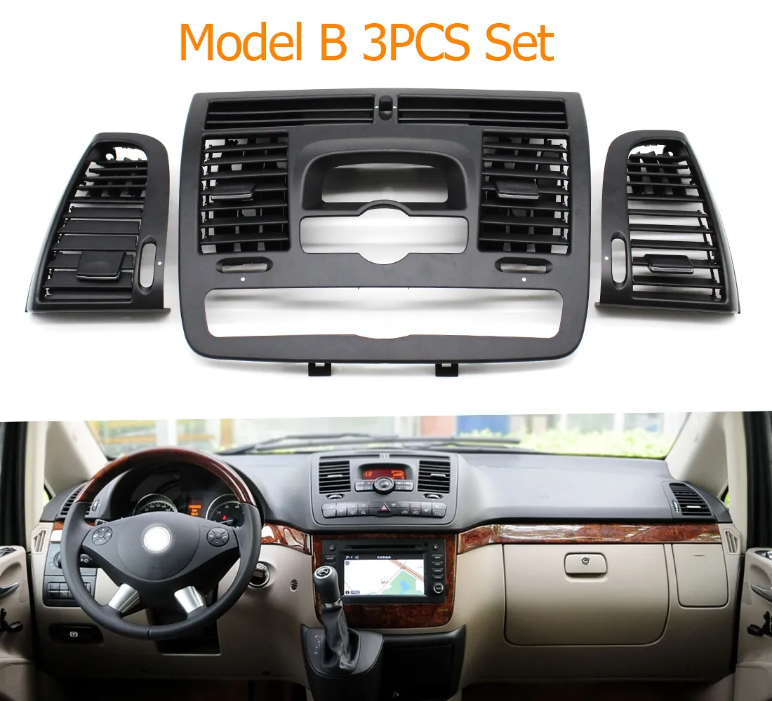 Mercedes Benz Vito Viano W639 AC Vent Grill Cover Front Dash Center ...