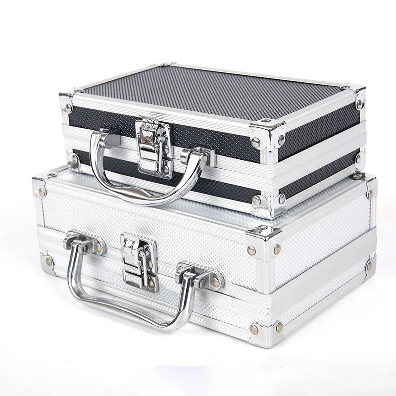 Toolbox Tool Box Aluminum Storage Case Portable Miniature Suitcase ...