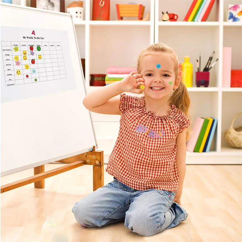 10 Sheets Cute Laptop Notebook Decals Star Letter Reward Stickers for ...