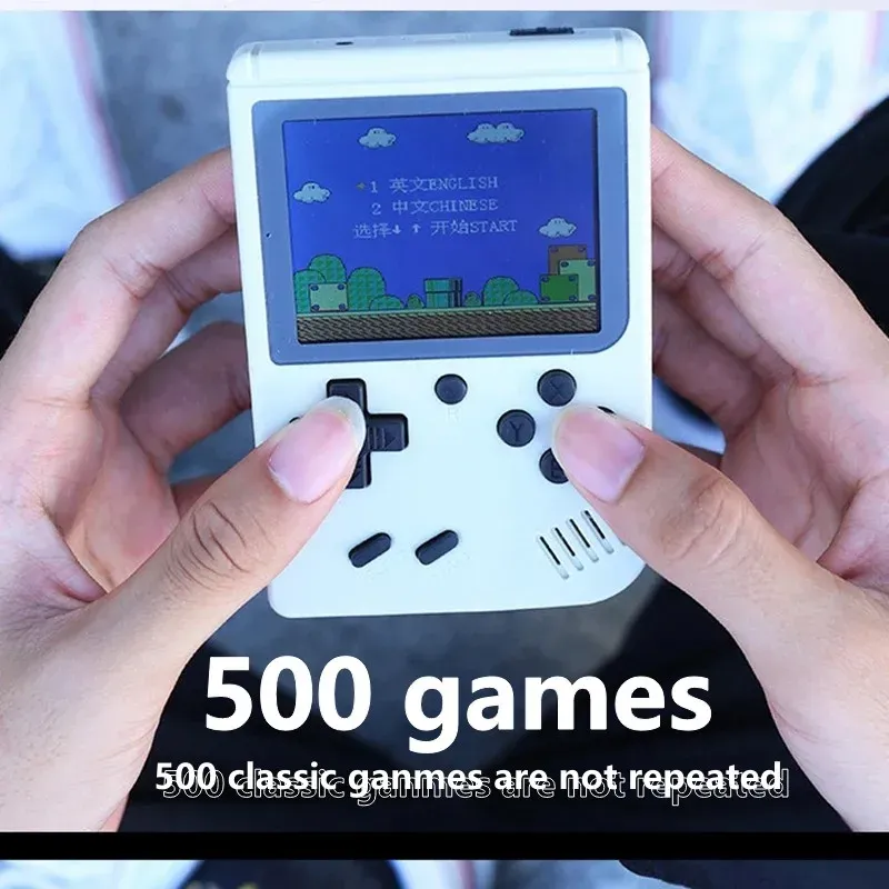 Portable Retro Game Console Handheld Player with 500 8-Bit Games, 3.0 ...