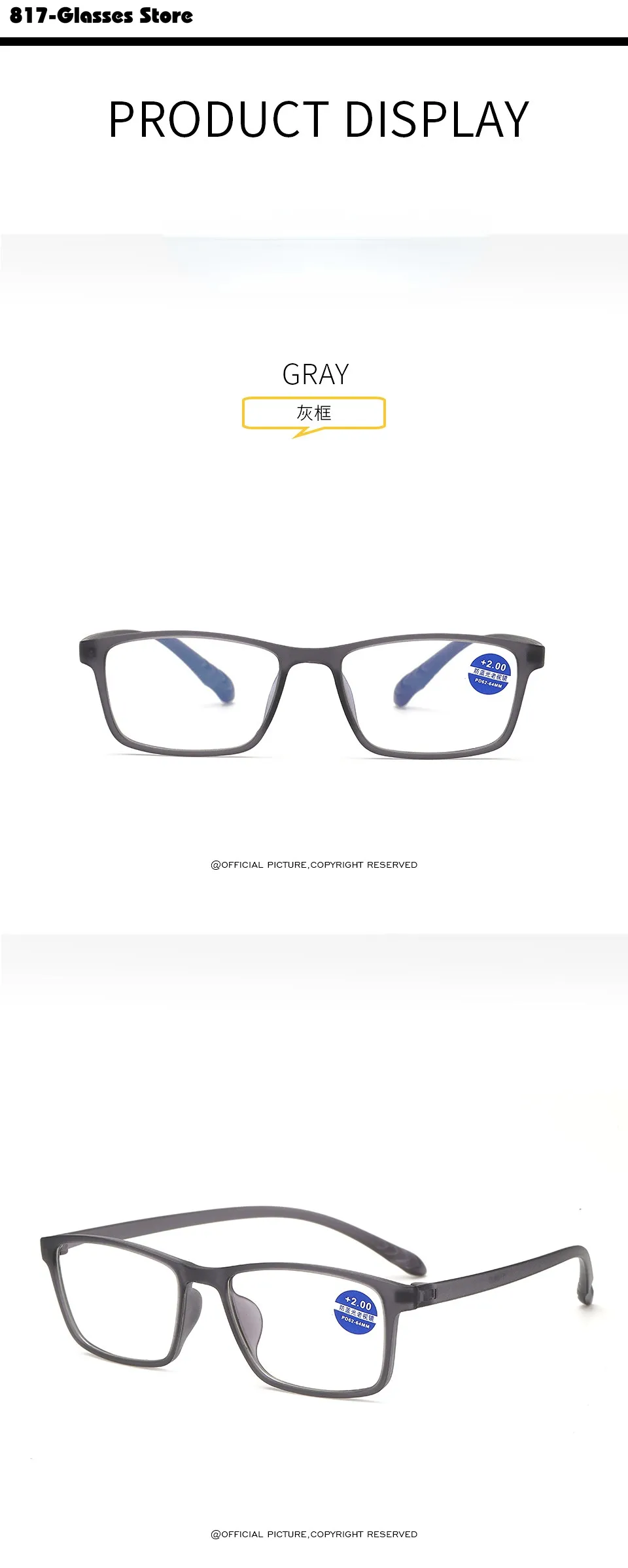 Ultralight Vintage Reading Glasses: Anti-Blue Light, +1.0 to +4.0. Shop ...