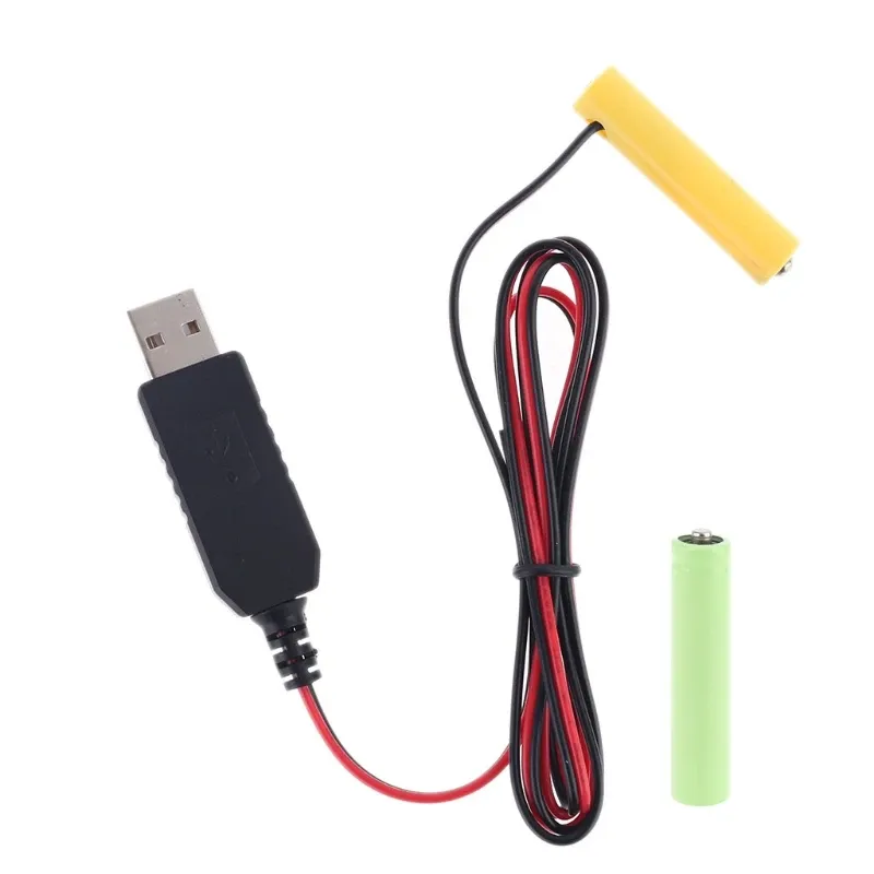 LR03 AAA Eliminator USB Power Supply Cable for 1 to 4 AAA 1.5V ...