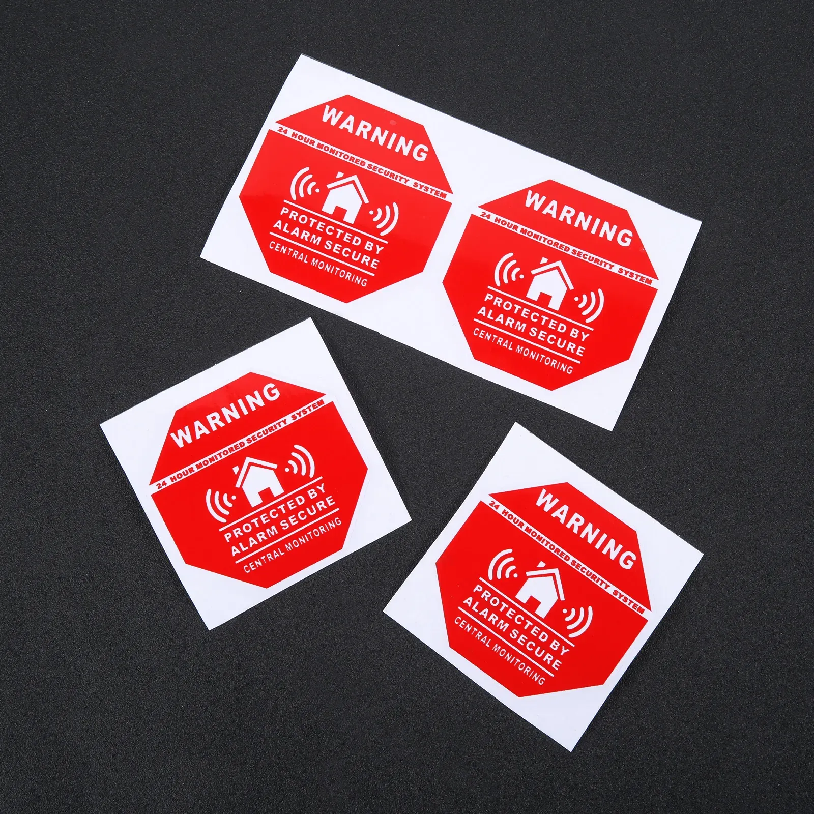 DHgate.com:4-Pack Reflective Home Alarm Security Decals - 7.5x7.5cm ...