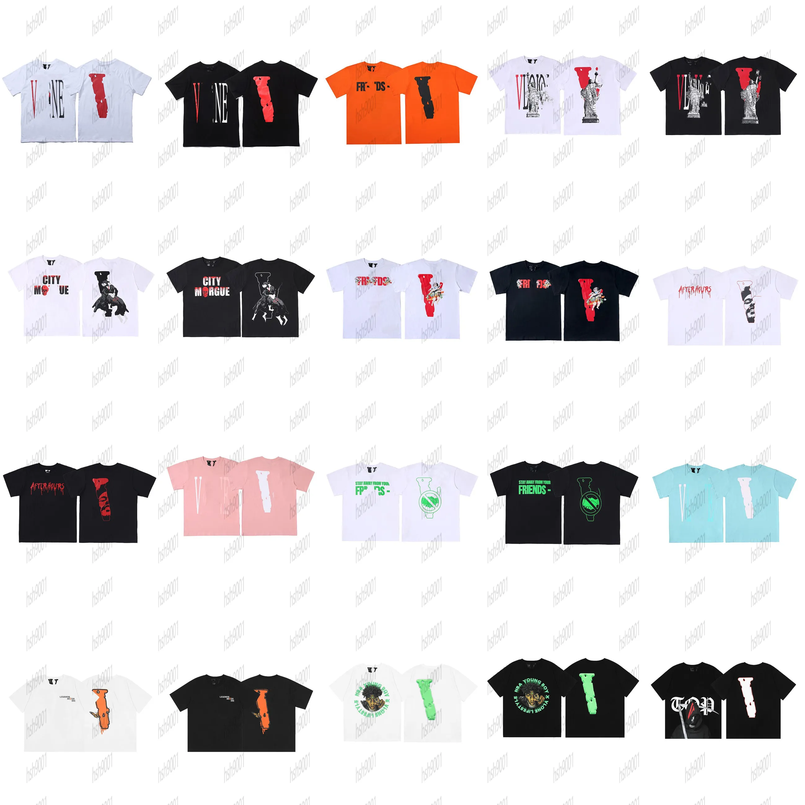 Wholesale V Lone Tshirt Mens Womens Designer Big V T Shirts Printed ...