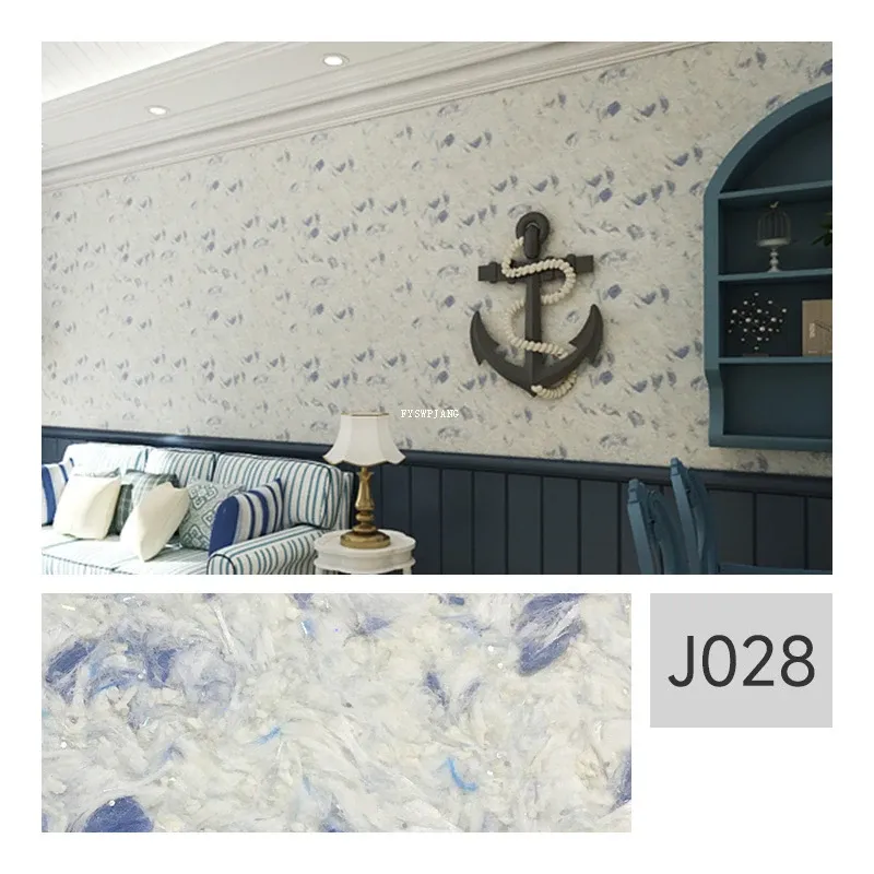 Waterproof Wallpapers: Luxurious Ecological Fiber Wall Coating Self ...