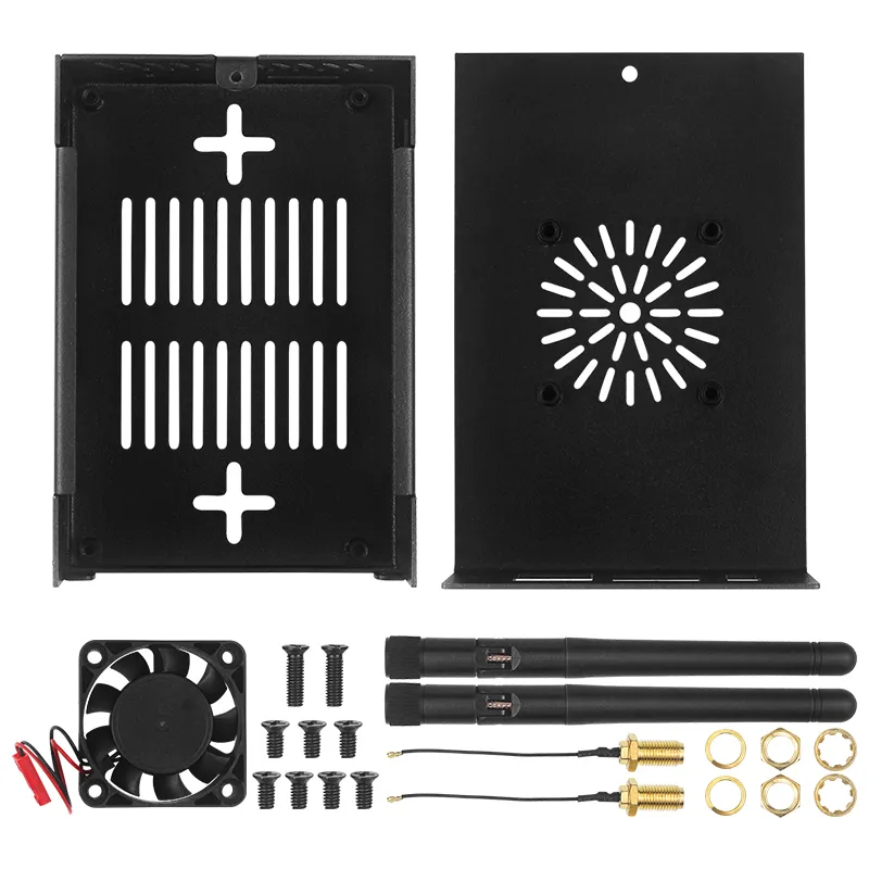 Orange Pi 5 Aluminum Alloy Case Metal Active and Passive Cooling ...