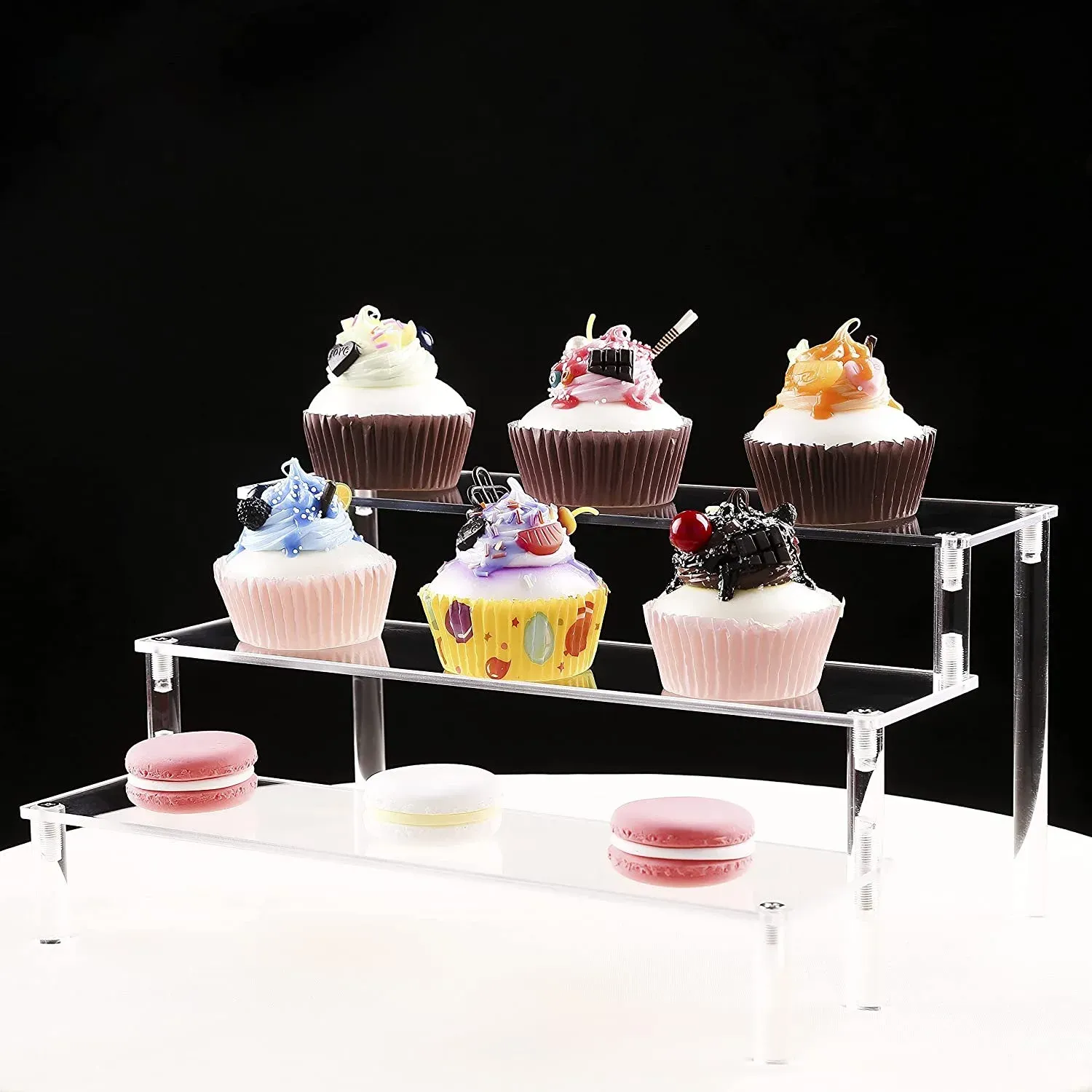 Acrylic Cake Stand Clear Acrylic Display Stand For Figures, Desserts ...