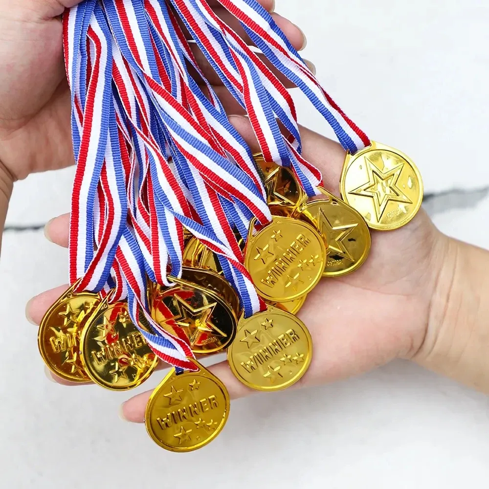 DHgate.com:Gold Winner Medals for Kids - 10/20Pcs Hanging Tag Toy Party ...
