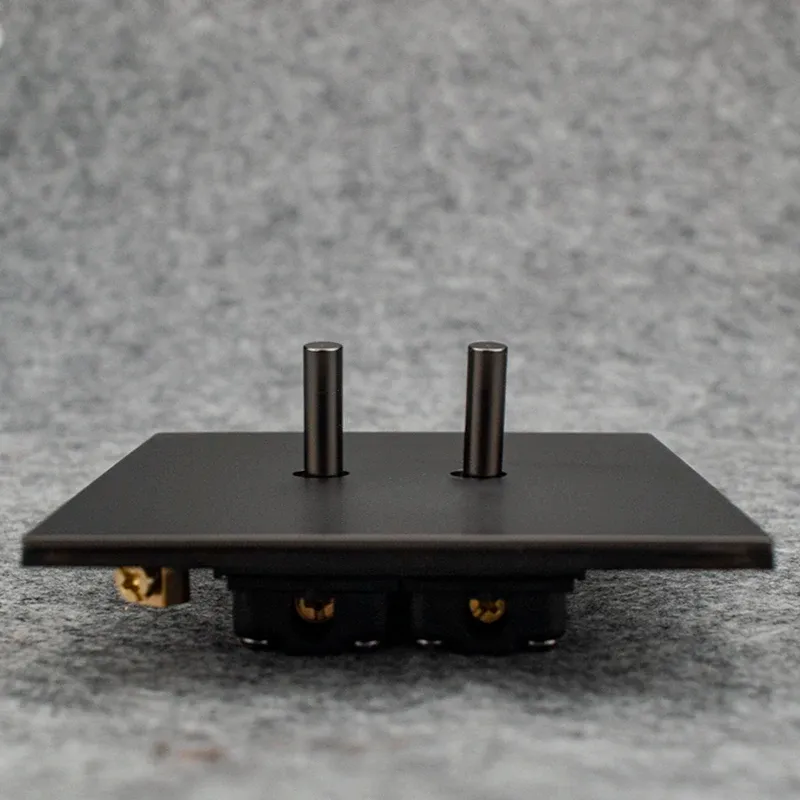 Gray Metal Toggle Light Switch 1-4 Gang 2 Way Power Socket EU French ...